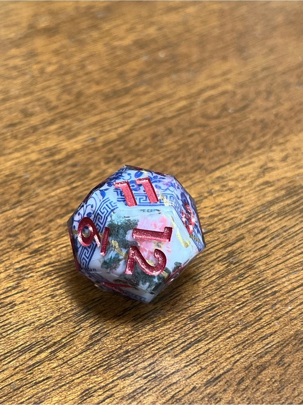 Games | Ribbonandknot Kintsugi Dice Handcrafted Dungeonsdragons Set Of ...